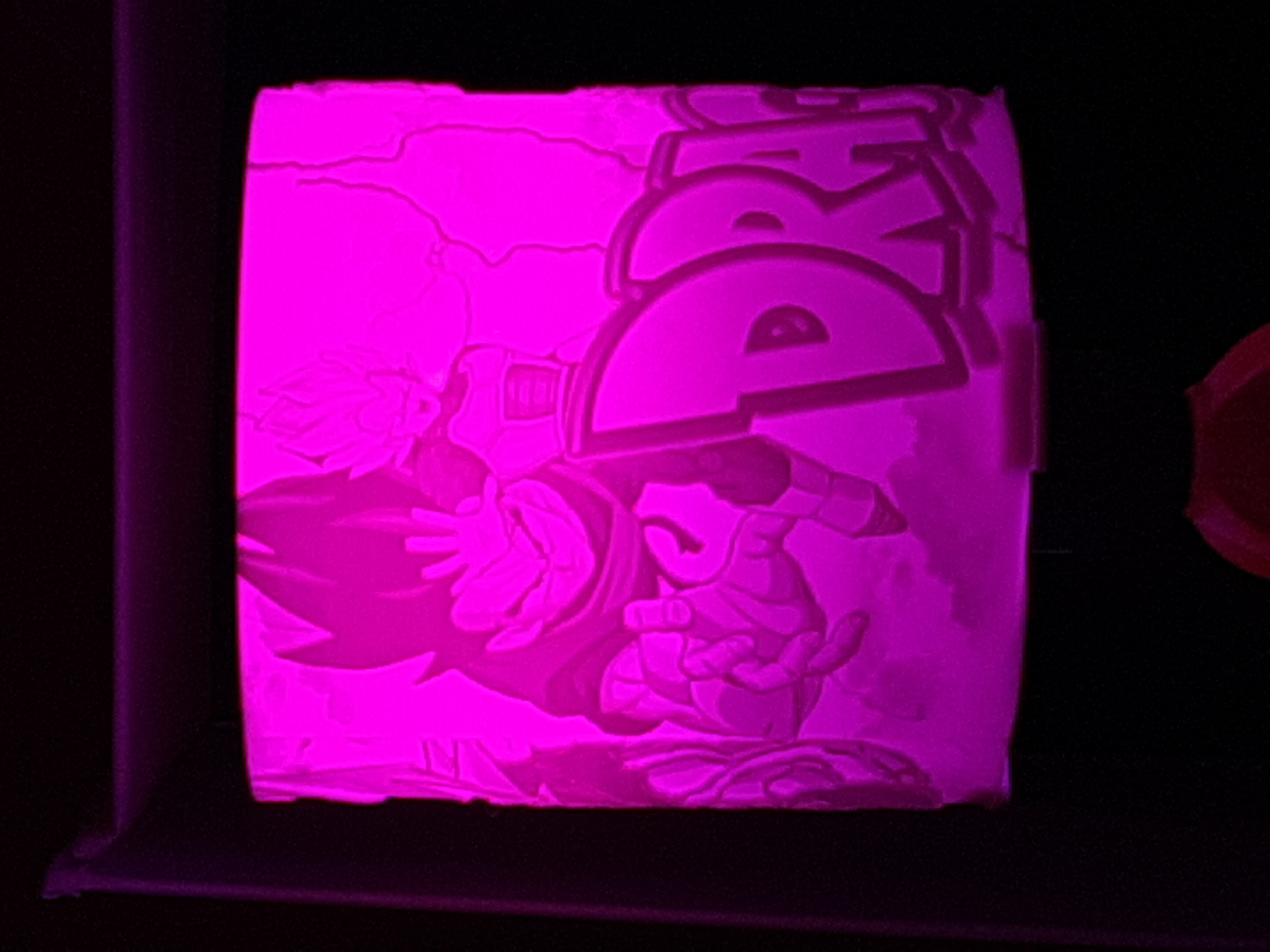 Free STL file Cylindrical litho shade dbz 1・Object to download and to ...