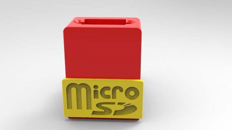 Free STL file micro sd card drawer・3D printing template to download・Cults