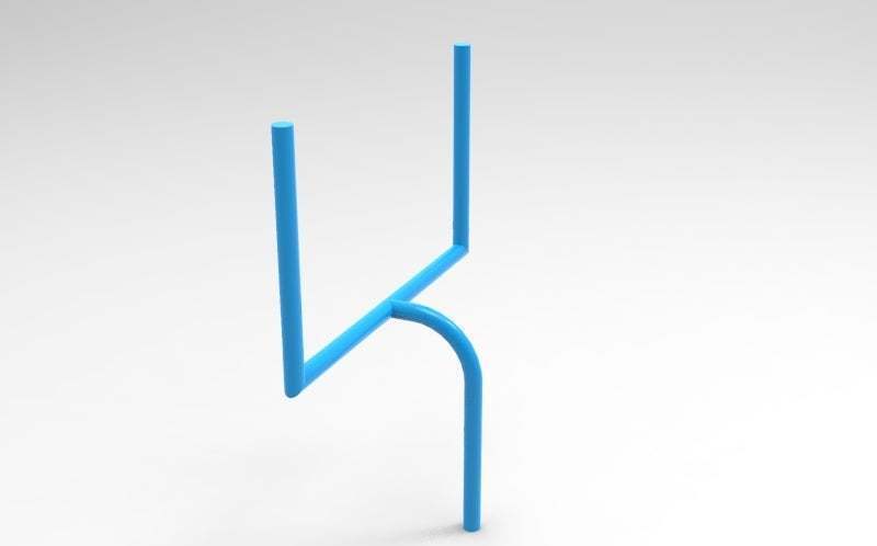 Free STL file football goal post・3D printer design to download・Cults
