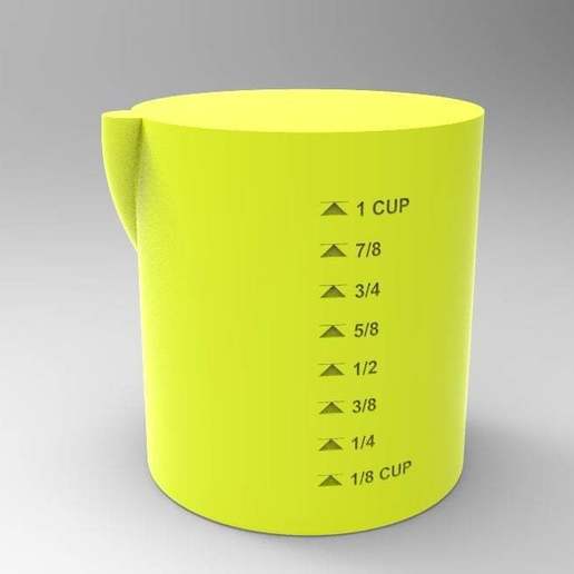Download free STL file twist measuring cup • Template to 3D print ・ Cults