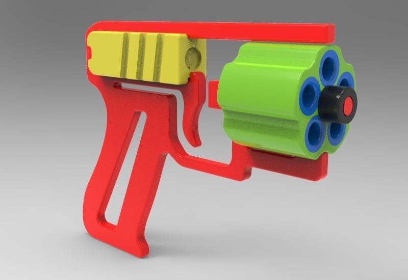 Free STL file gb22 revolver 🔫・3D printing design to download・Cults