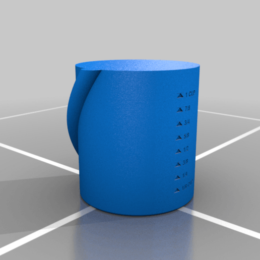Download free STL file twist measuring cup • Template to 3D print ・ Cults