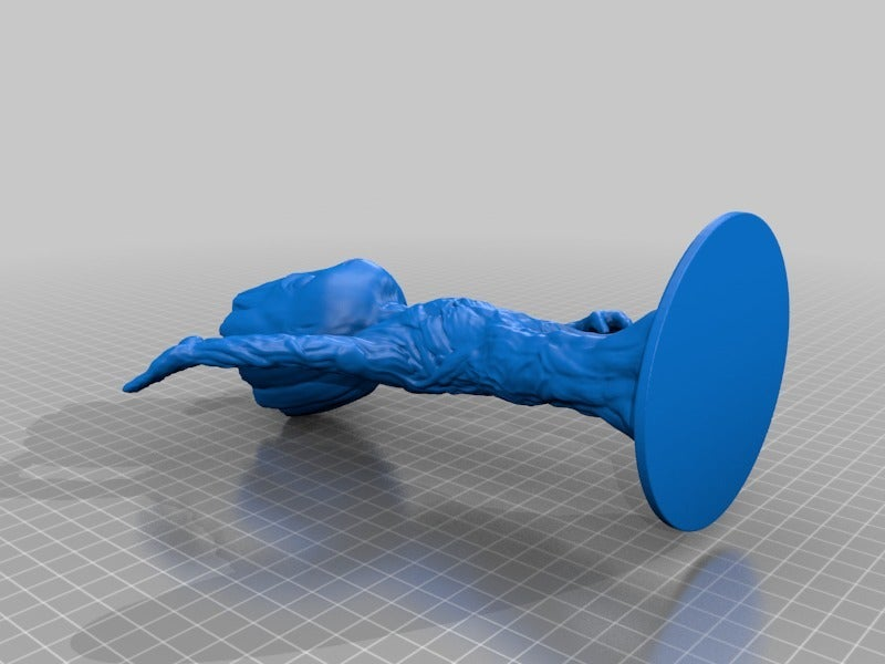 Free STL file baby groot w hand touching leg・3D print design to ...