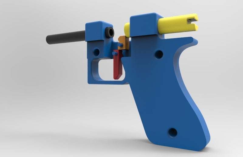 Free STL file prop gun open bolt design 🔫・3D printer design to download ...
