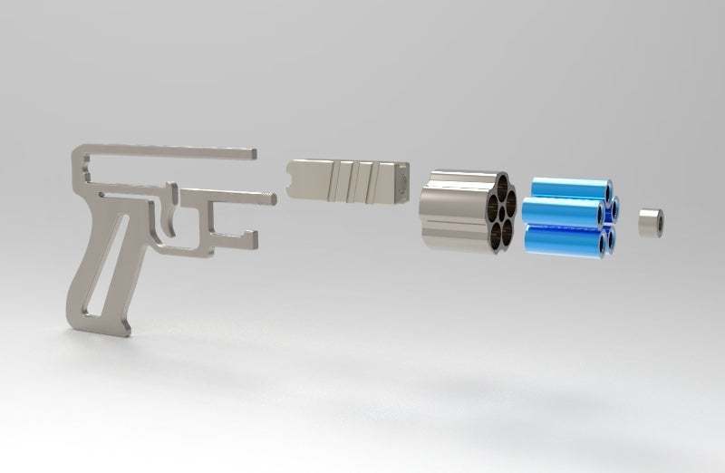 Free STL file gb22 revolver 🔫・3D printing design to download・Cults