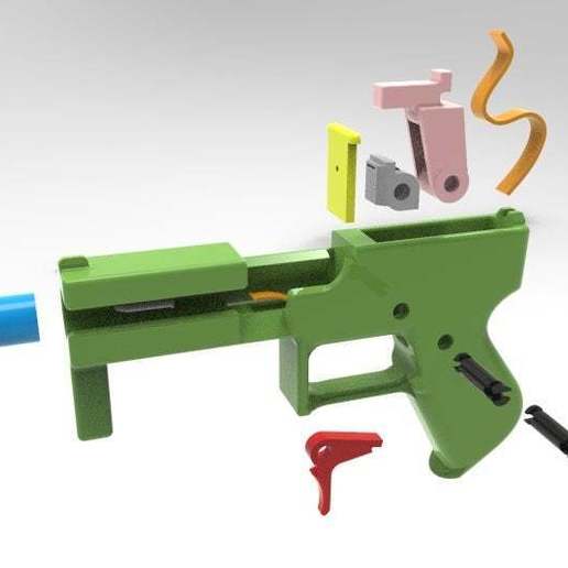 Download free OBJ file bolt action gun • 3D print design ・ Cults