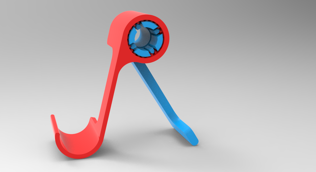 Free 3D file simple adjustable phone stand・3D printer design to ...