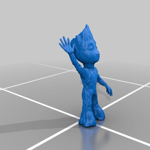 Download free OBJ file baby groot standing • Design to 3D print ・ Cults