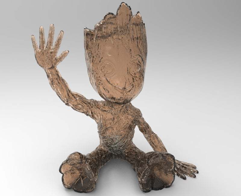 Free STL file baby groot led light 👶・3D printable object to download・Cults