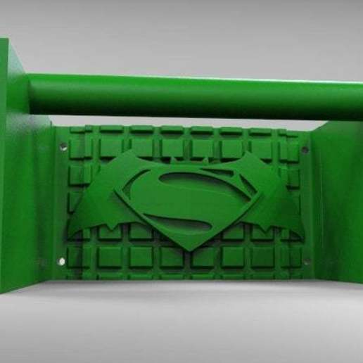 Download free STL file kryptonite batman vs superman toilet paper ...