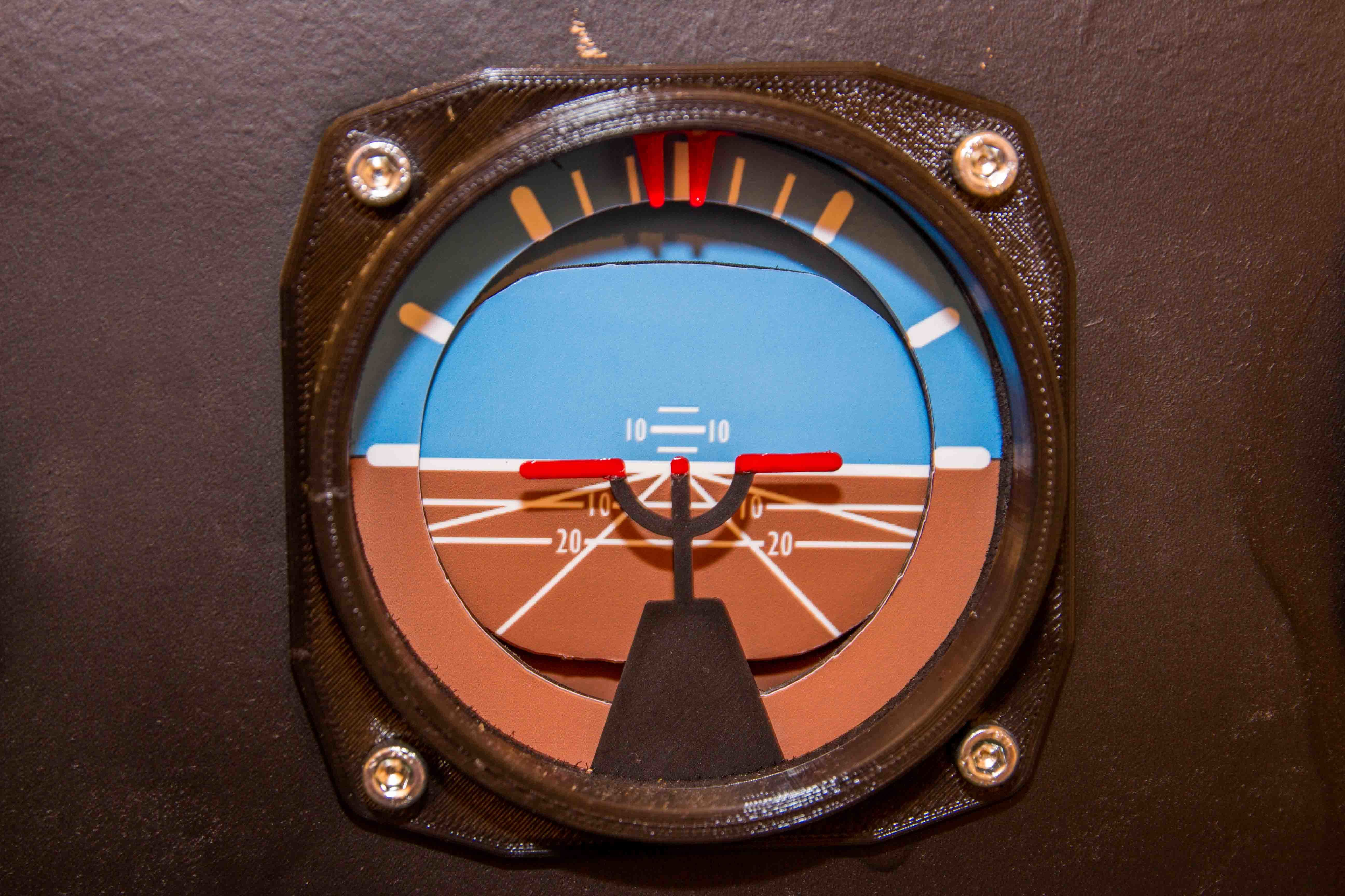 STL file Full 360° Attitude Indicator for Flight Simulator 🎲・Model to ...