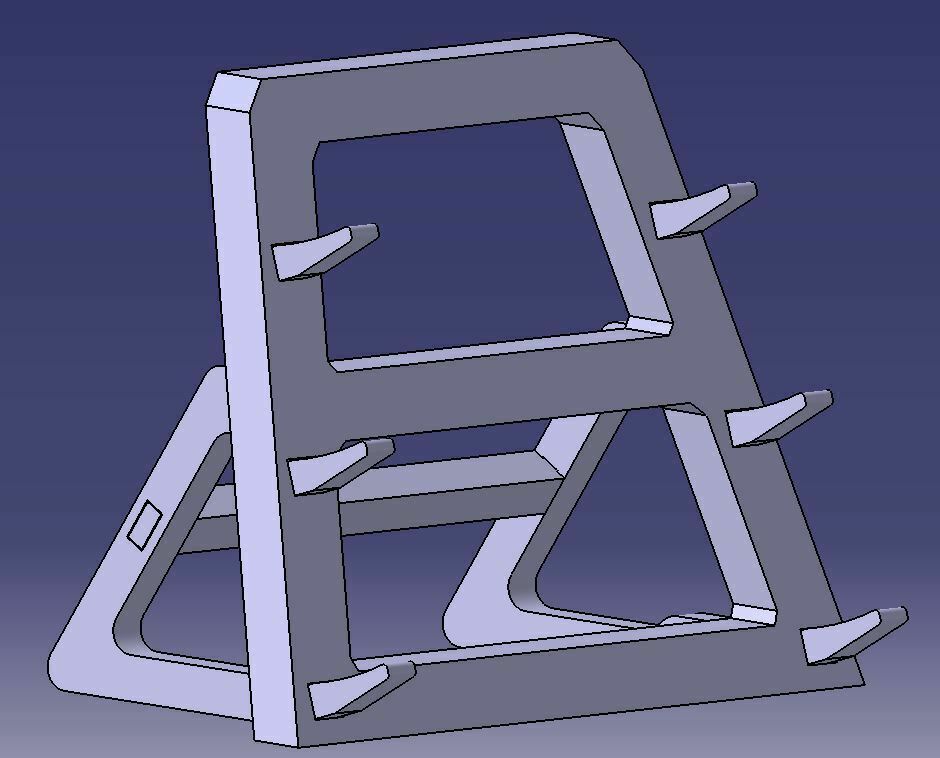 Free 3D file KNIFE STAND / SUPPORT POUR COUTEAUX 🔪・3D printer model to ...