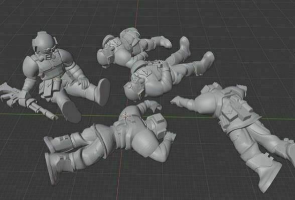 Free 3D file Space Guard Casualties・3D printing model to download・Cults