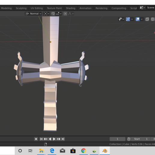 Download 3D printer files The Low poly Sword ・ Cults