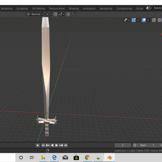 Download 3D printer files The Low poly Sword ・ Cults