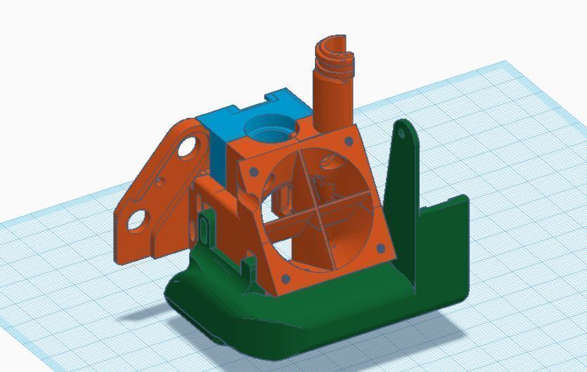Archivo STL gratis Hero Me E3D V6 para Tronxy X5S (y otras series X ...