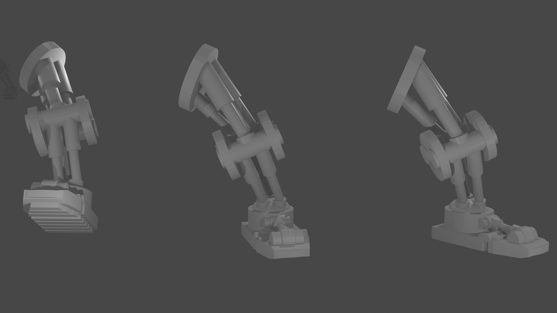 STL file Bionic Legs Pack 1 🦵・3D printable design to download・Cults