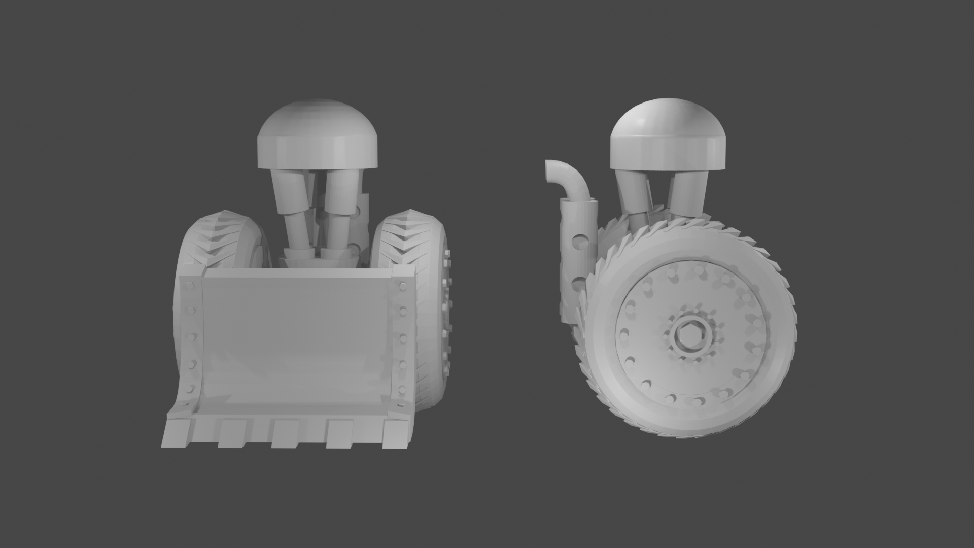 Download STL file Bionic Legs Pack 2 (Tracks/Tyres) • 3D printer ...