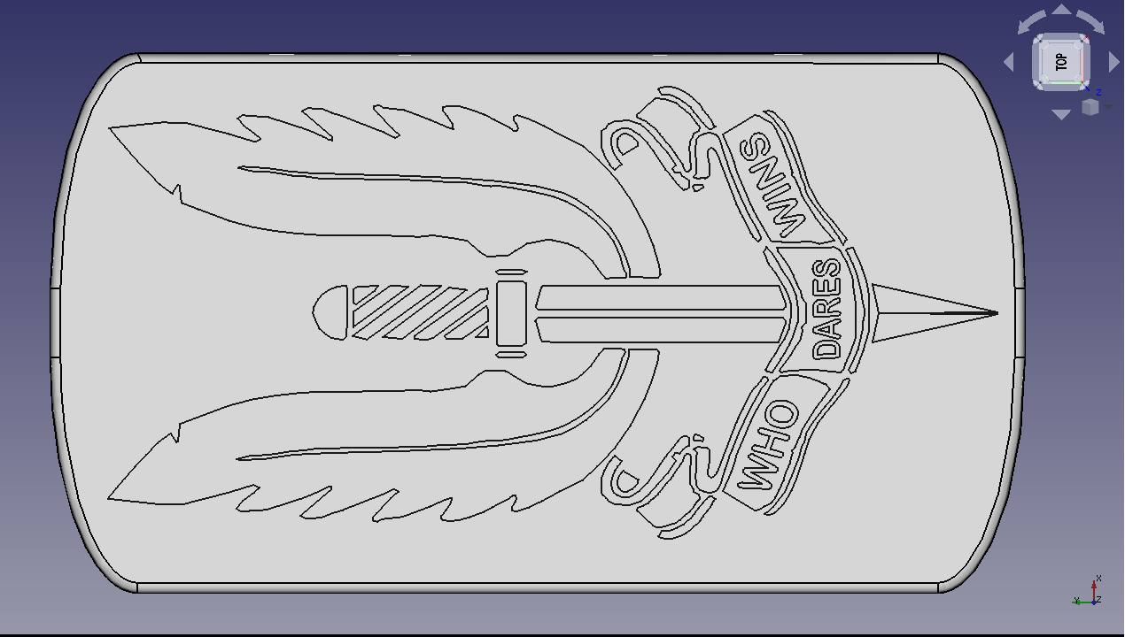 STL file SAS Logo・3D printing template to download・Cults