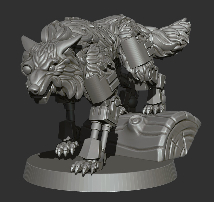 3D file Cyber Wolves of Fenris・3D printable model to download・Cults