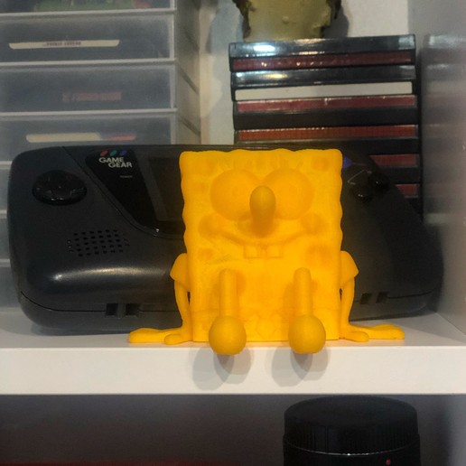 3D printed SpongeBob (Easy print no support) • made with ender 3 pro ...