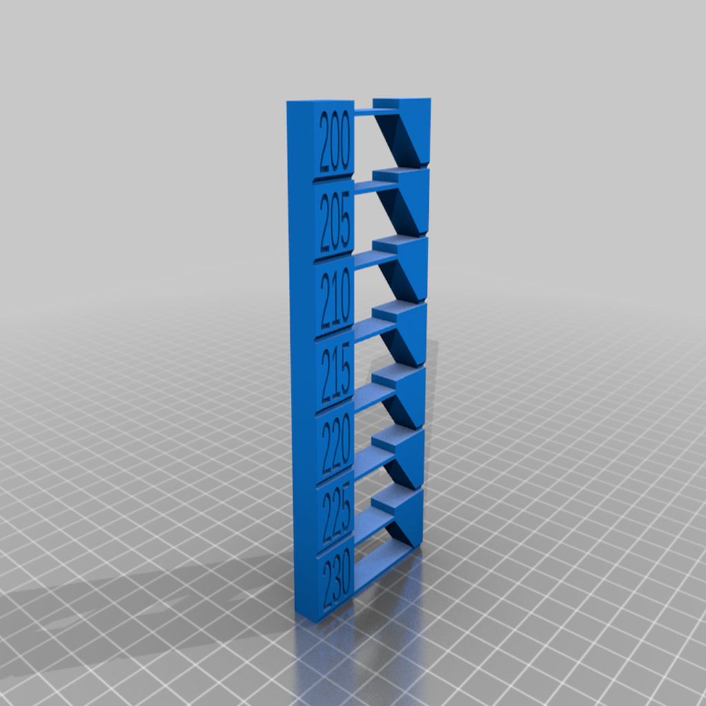 Free 3D file Temp Tower 230 - 200・3D printer model to download・Cults