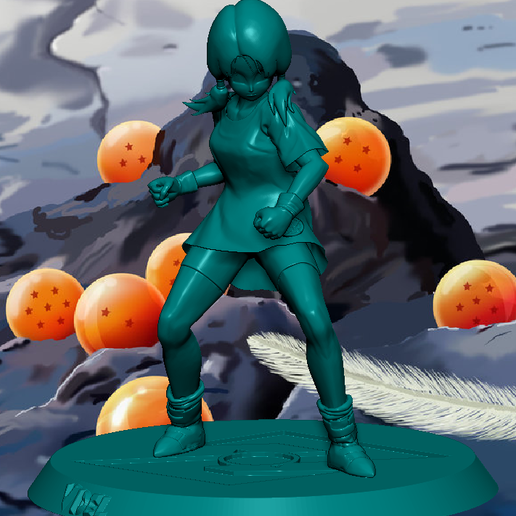 Download 3D printing designs Dragon Ball - Videl ・ Cults