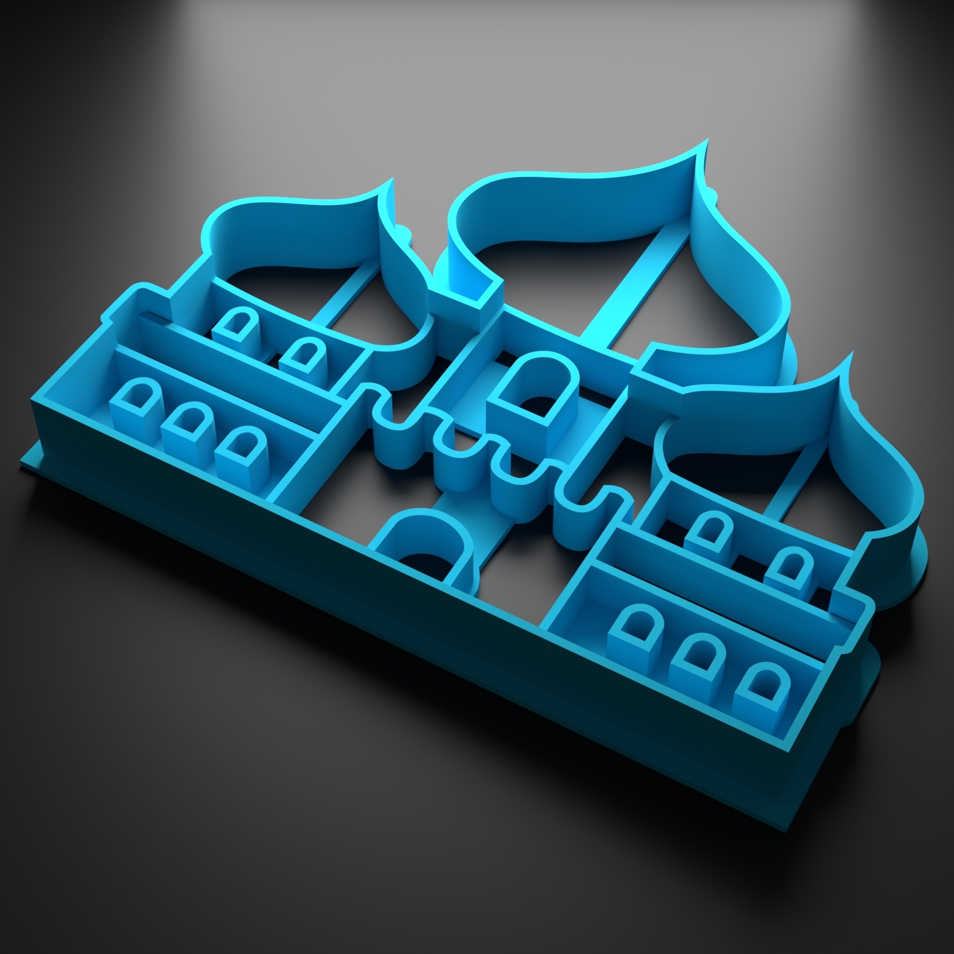 STL file Cookie cutter palace・3D printer model to download・Cults