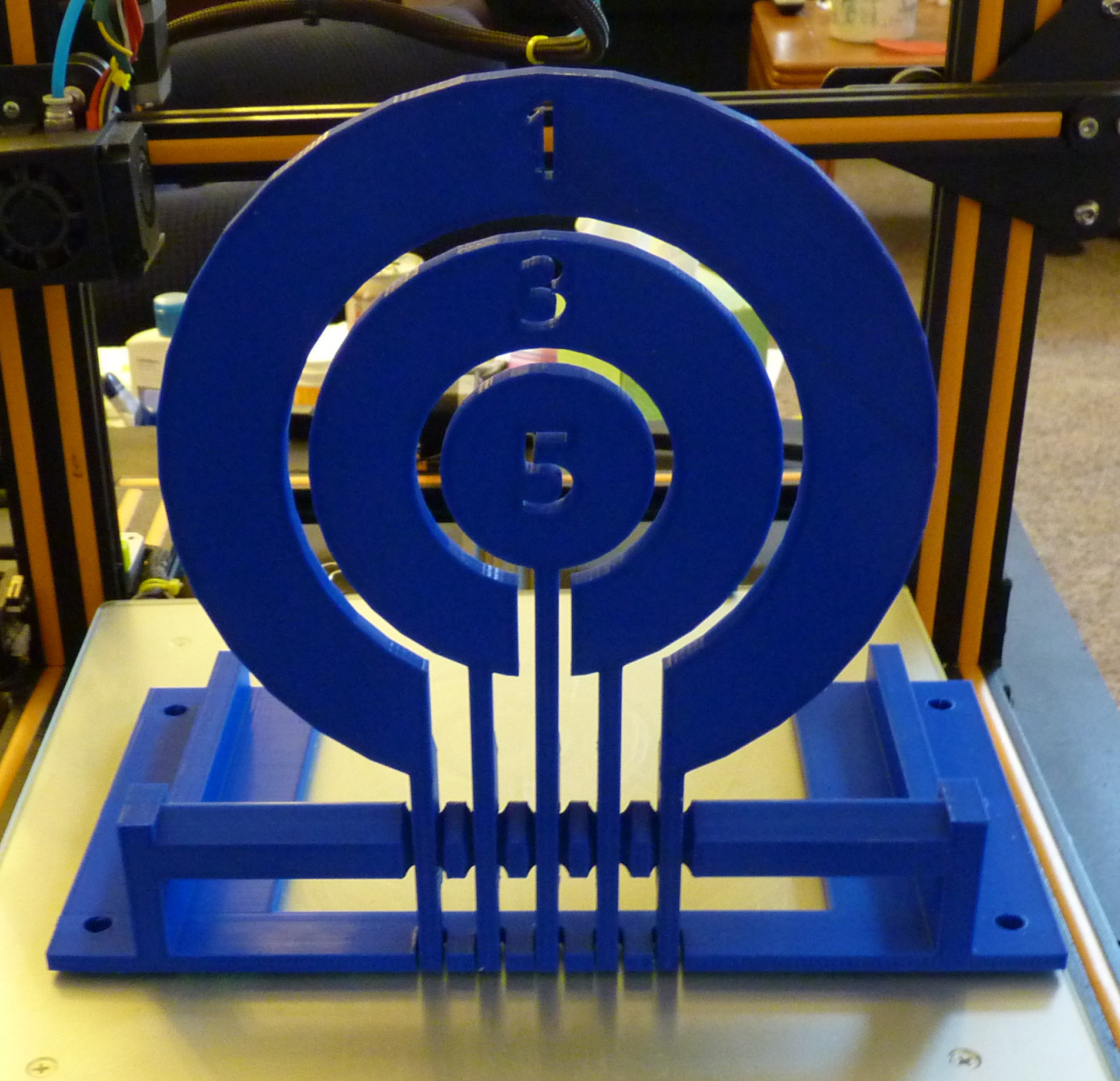 3D printing Print-in-place target spinners • made with Creality 10S・Cults