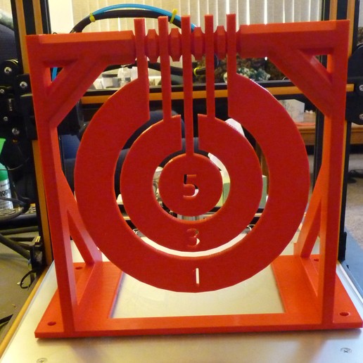 3D printing Print-in-place target spinners • made with Creality 10S ・ Cults