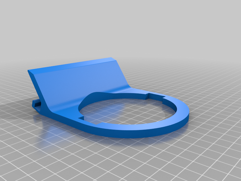 Free 3D file Saab 900 Single Cup Holder with Flaps for Larger Water ...
