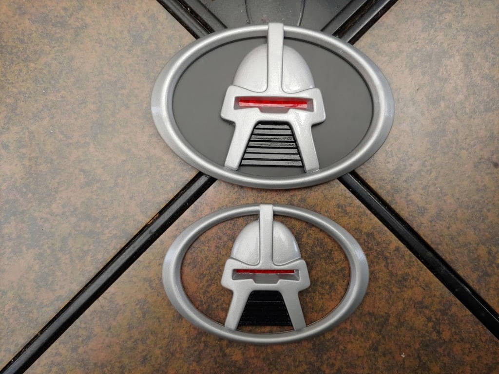 Free 3D file Cylon Head Helmet Car Emblem Badge Logo for Scion Toyota ...