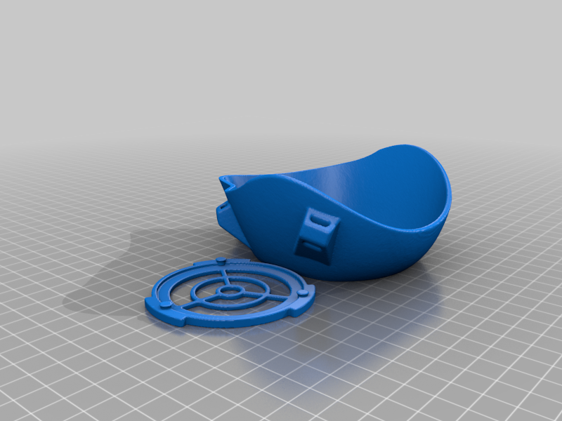 Free 3D file Face mask with cotton pad filter・3D printer design to ...