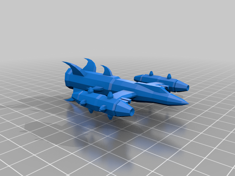 Free STL file Dilgar Thorun Heavy Fighter・3D printing model to download ...