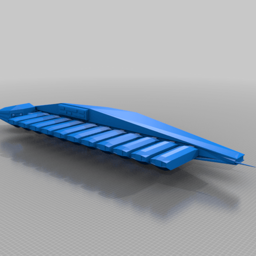 Download free STL file Narn - H'Than Bulk Freighter • Model to 3D print ...