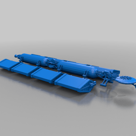 Download free STL file Saturn 8 Civilian Transport • 3D printing object ...