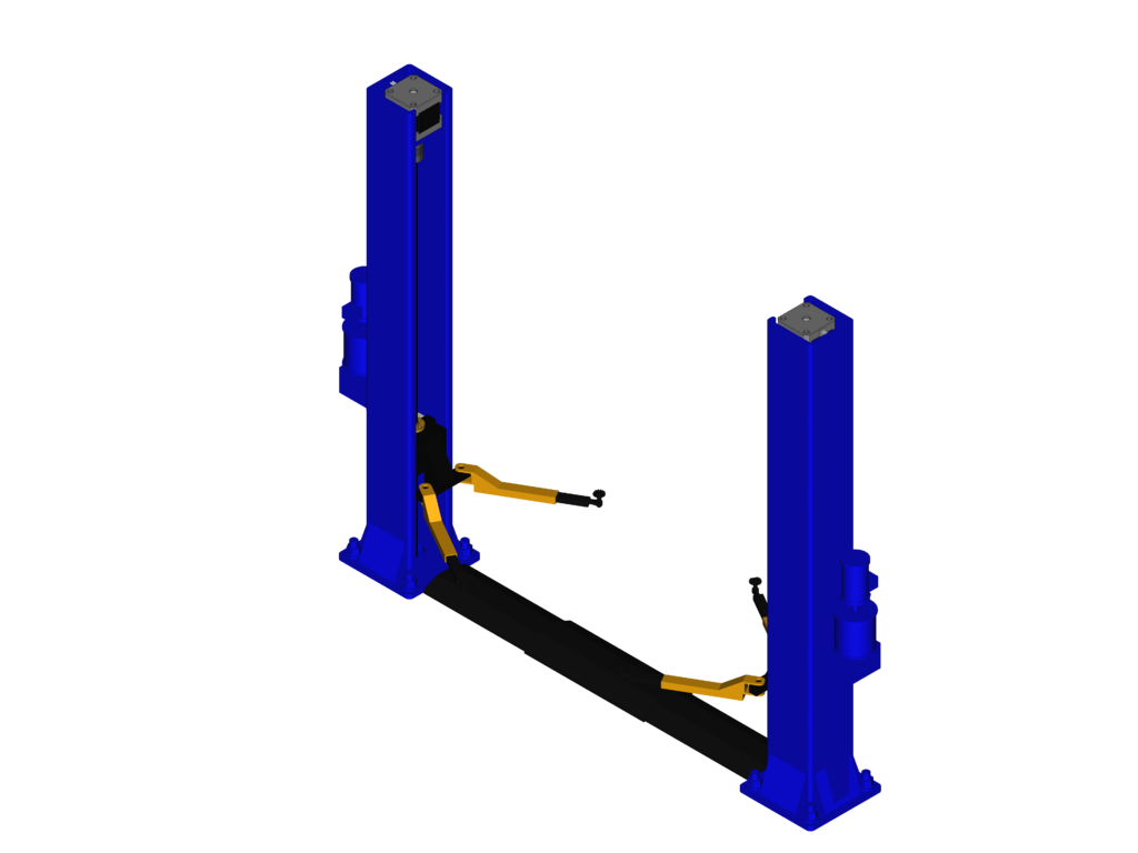 Free STL file 2 Post Car Lift for 1/10 1/8 1/5 Scale RC Cars Trucks ...