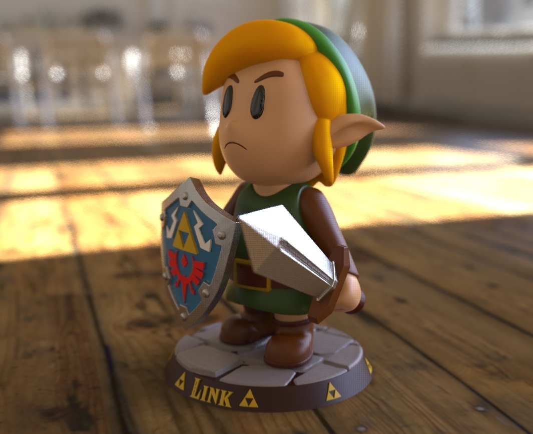 3D file Link (the legend of zelda)・3D printing template to download・Cults