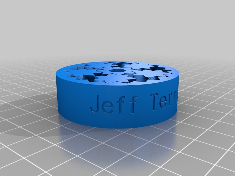 Free 3D file Jeff's Gear Bearing with text・3D printing idea to download ...