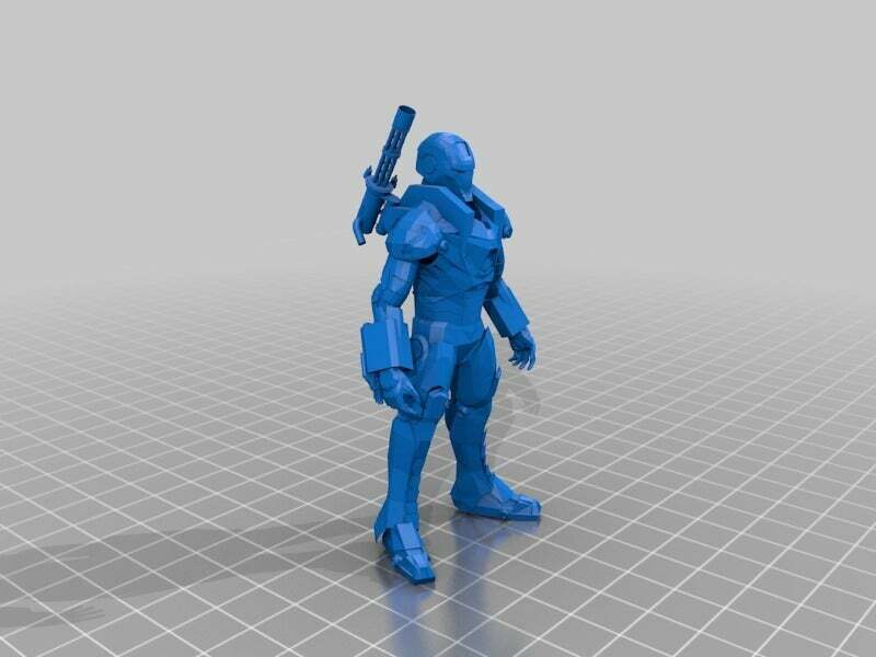 Free STL file warmachine and ironman・3D print design to download・Cults