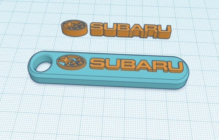Free STL file Subaru Keychain・3D printable object to download・Cults