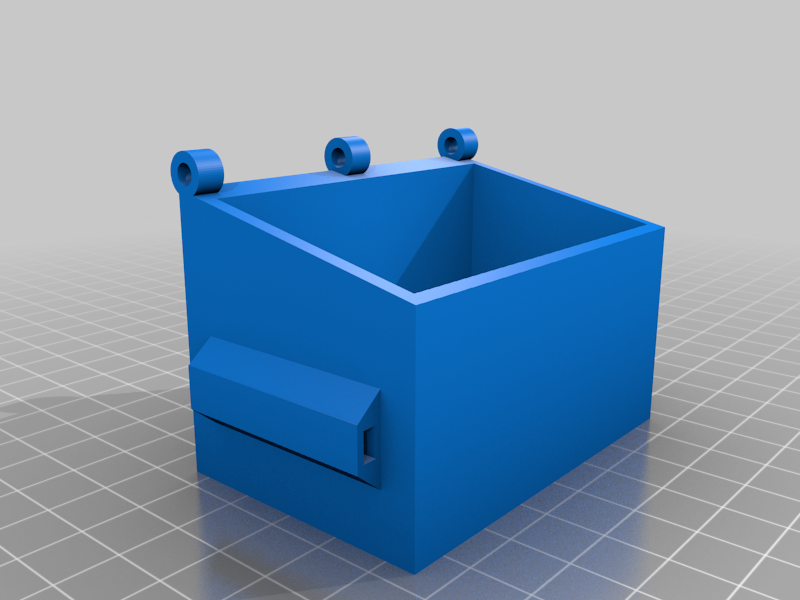 Free STL file Garbage truck dumpster with lids・3D printing design to ...