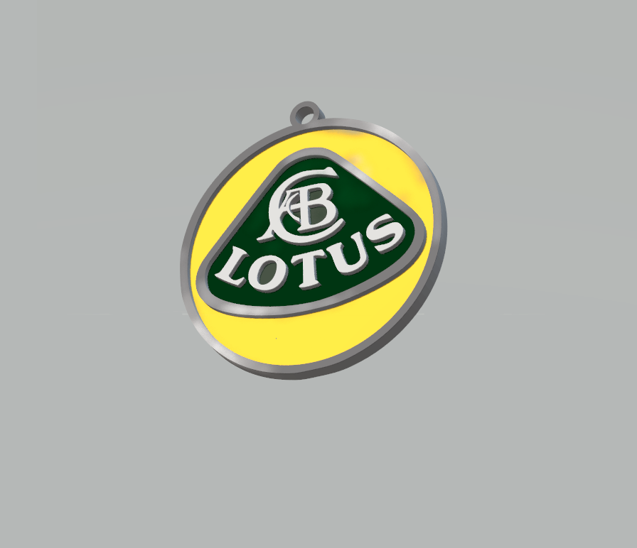STL file Lotus Keychain・3D printable design to download・Cults