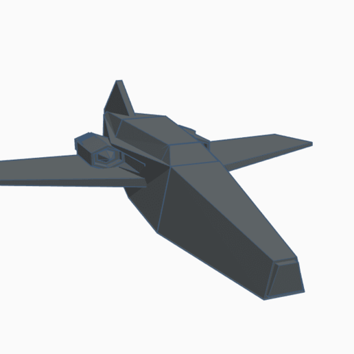 Download free 3D printing templates Simple Spaceship ・ Cults