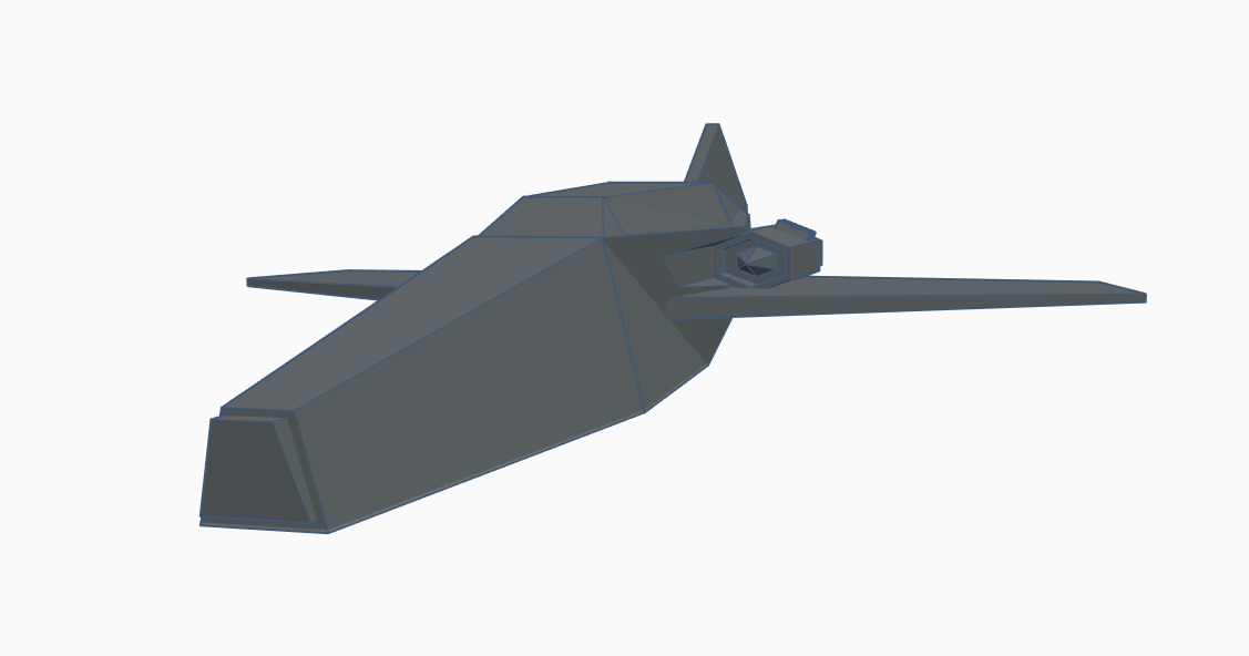 Free STL file Simple Spaceship・3D printing design to download・Cults