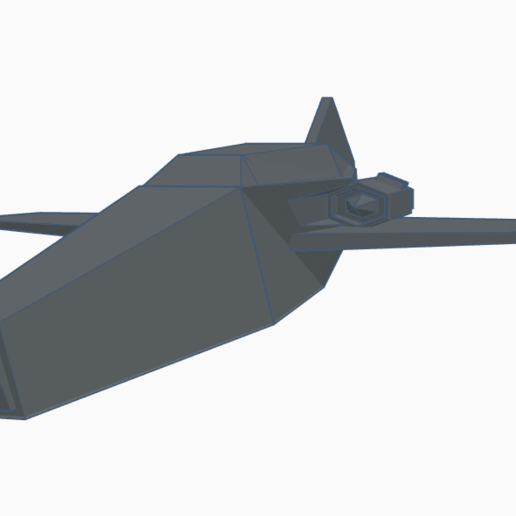 Download free 3D printing templates Simple Spaceship ・ Cults
