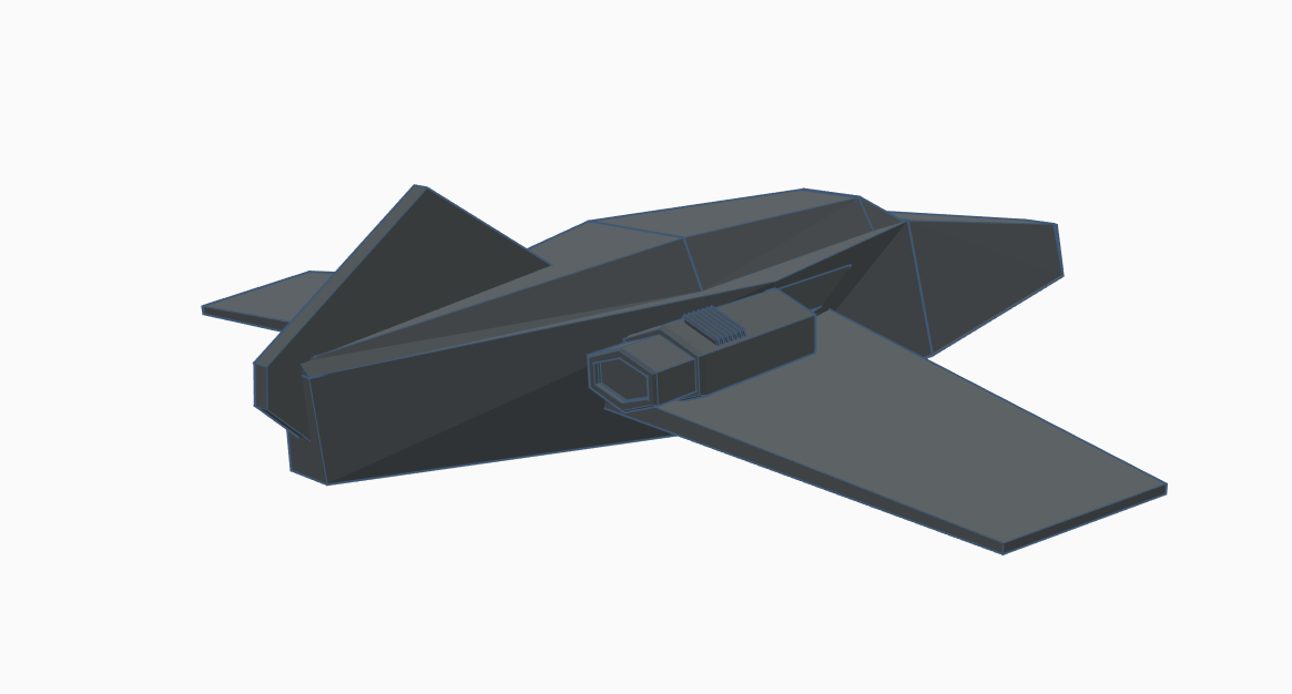 Free STL file Simple Spaceship・3D printing design to download・Cults