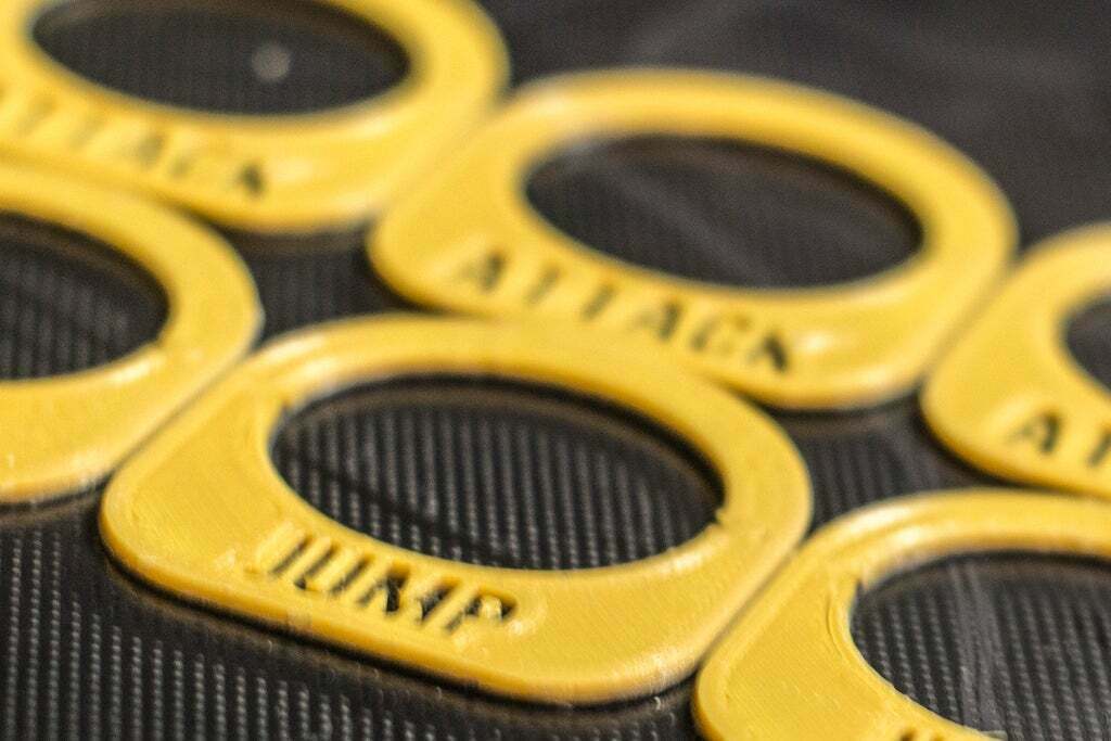 Free STL file Data East Arcade Button Tag 🕹️・3D printable design to ...