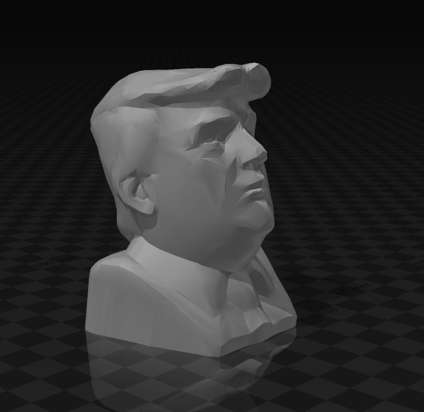 Free STL file Donald J. Trump Bust (Fixed Base)・3D print model to ...