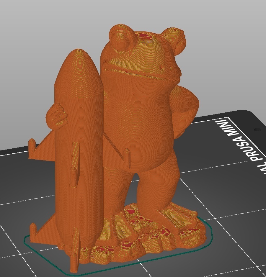 Free STL file Missile Toad! (Not really a toad, doesn't like you ...